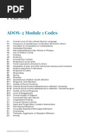 Ados-2 Module 3 Codes | PDF