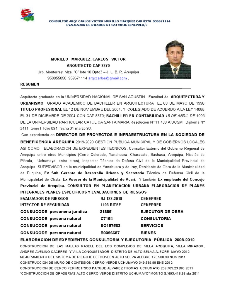 00000CV - Carlos Murillo Marquez | PDF