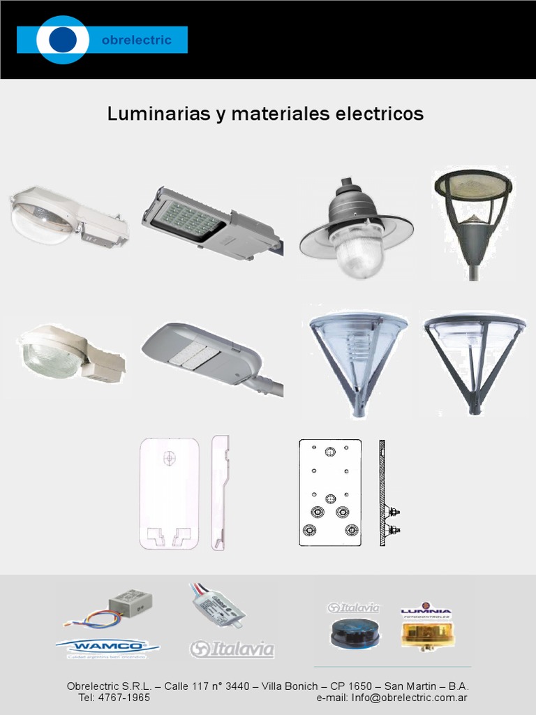 Catalogo Obrelectric | PDF | Diodo emisor de luz | Equipo