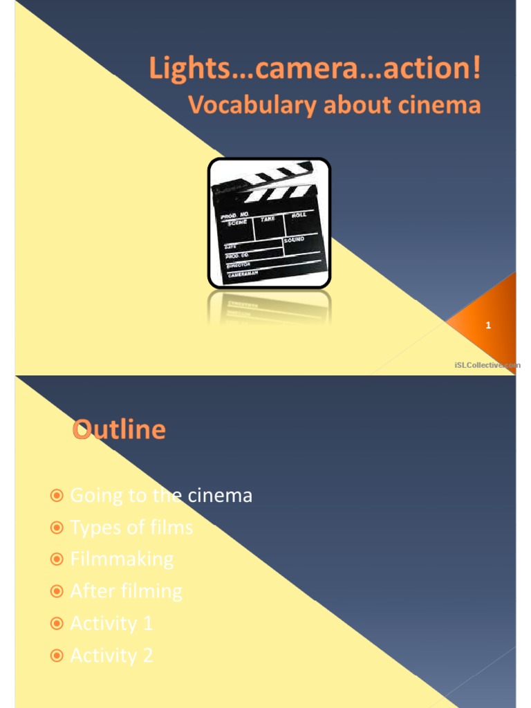 Vocabulary About Films | PDF
