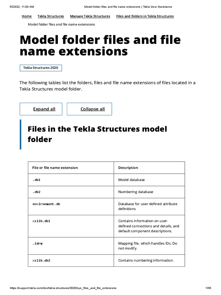 Model Folder Les and Le Name Extensions | PDF | Computer File | Databases