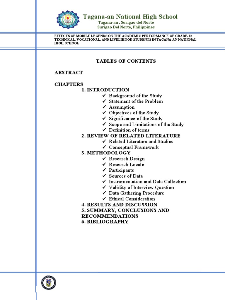 Research Study in 3I (ELMO PLAZA) | PDF | Methodology