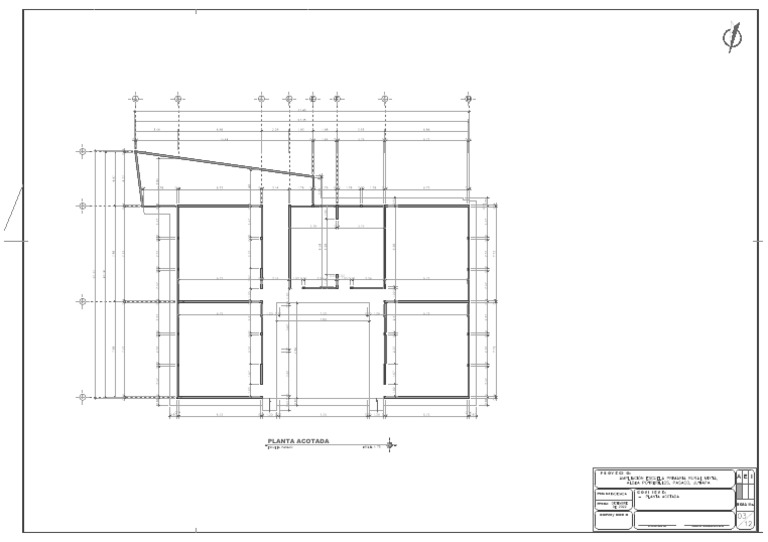 Planta Acotada: Proyecto | PDF
