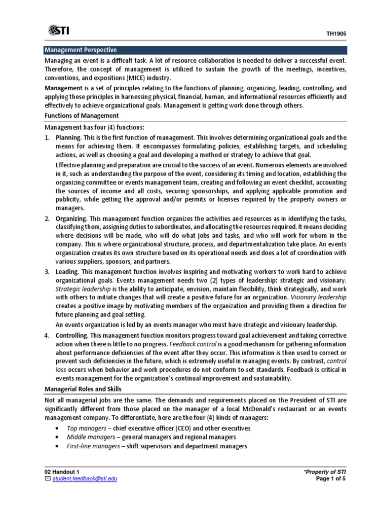 02 Handout 1 | PDF | Swot Analysis | Strategic Planning 02 Handout 1 | PDF | Swot Analysis | Strategic Planning