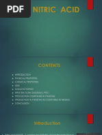 Nitric Acid Production via Ostwald Process | PDF | Nitric Acid | Ammonia