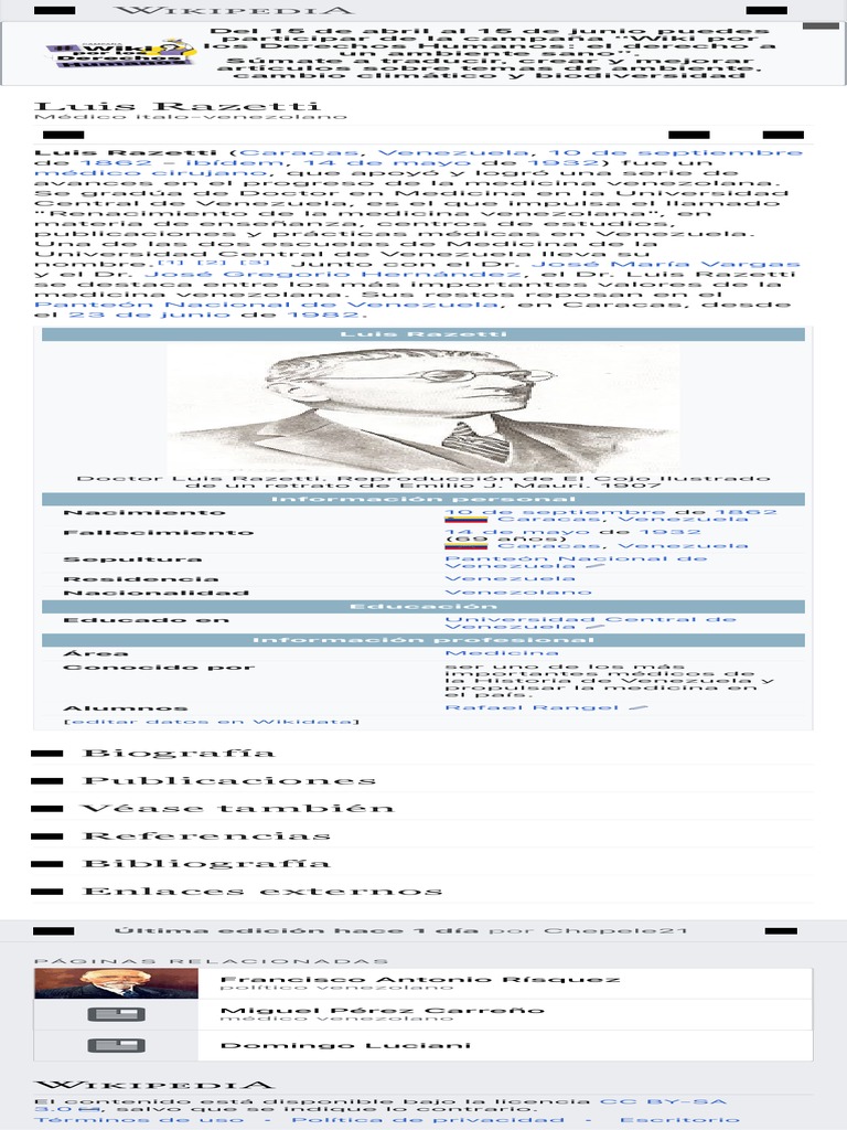 Luis Razetti: Biografía Publicaciones Véase También Referencias ...