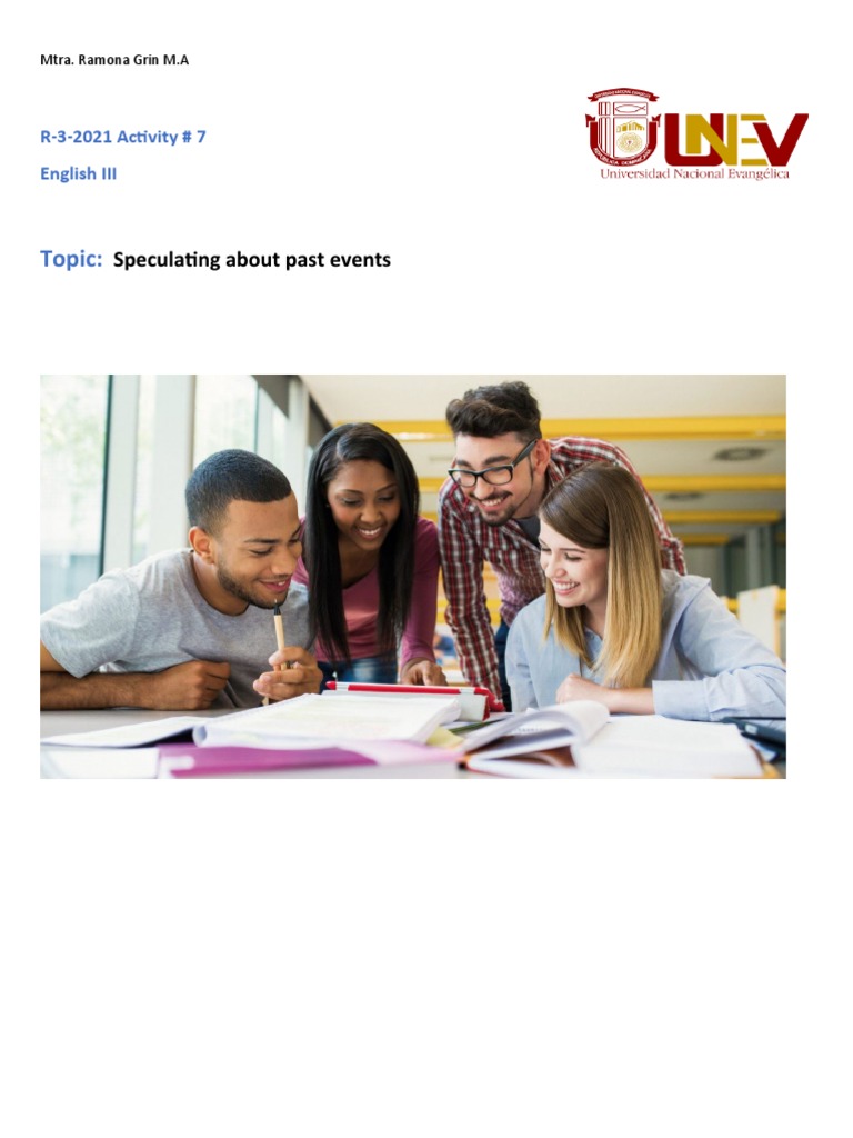 Activity - 7 R-3-2021English III | PDF | English Language | Human ...