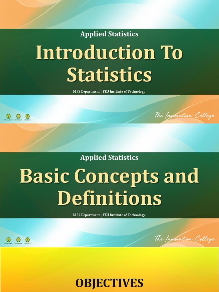 M1 Introduction To Statistics-2 | PDF | Statistics | Level Of Measurement