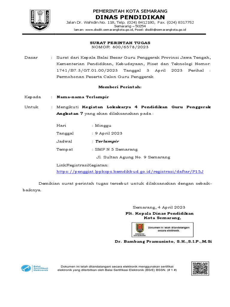 TTE Surtug CGP Lokakarya 4 Angkatan 7 | PDF