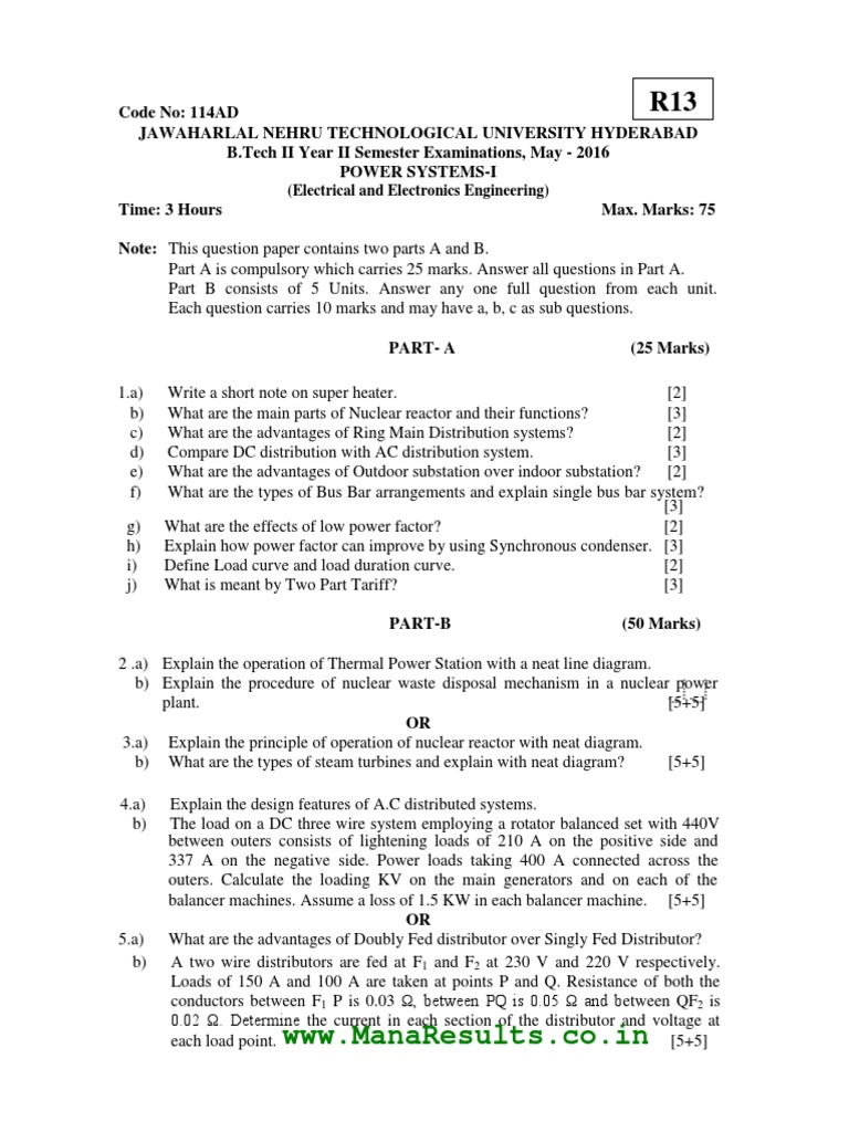 QP 3 | PDF | Electrical Substation | Electromagnetism