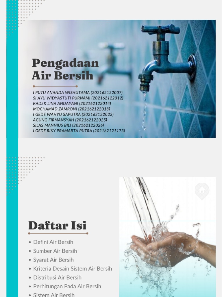 Sistem Air Bersih | PDF