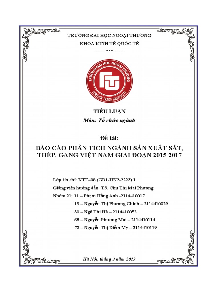 TIỂU LUẬN TCN | PDF