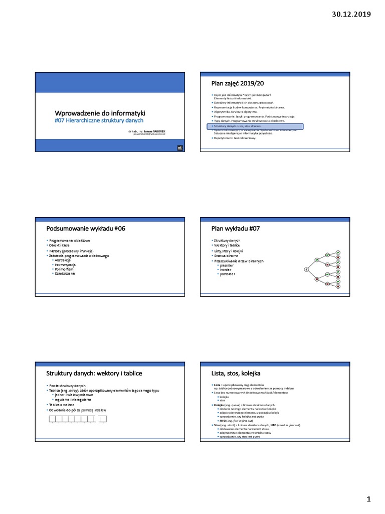Taborek Wprowadzenie07 For Students | PDF