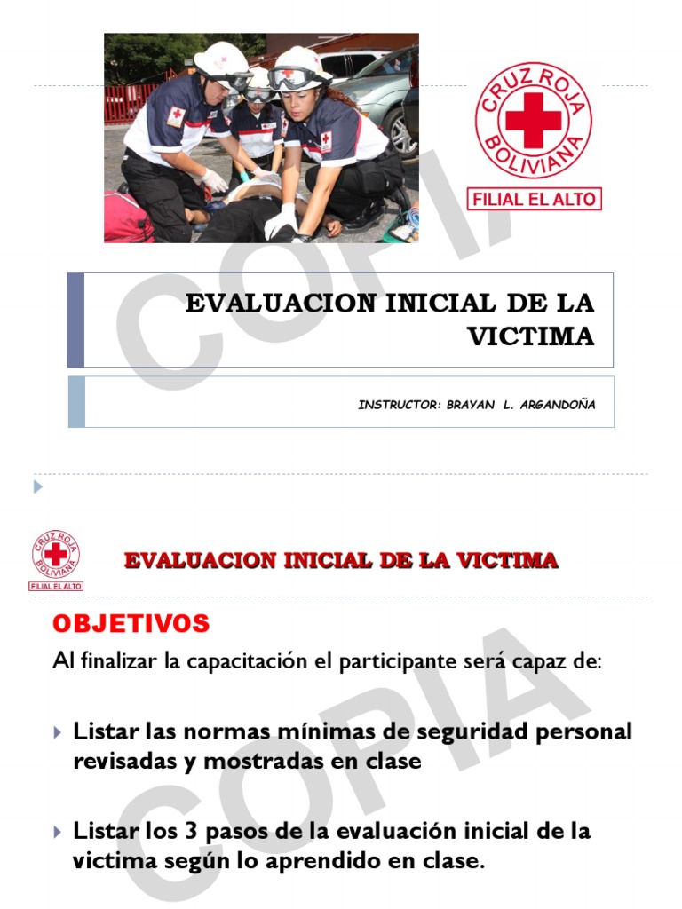 Eval Inicial Victima | PDF | Evaluación | Artería Eval Inicial Victima | PDF | Evaluación | Artería