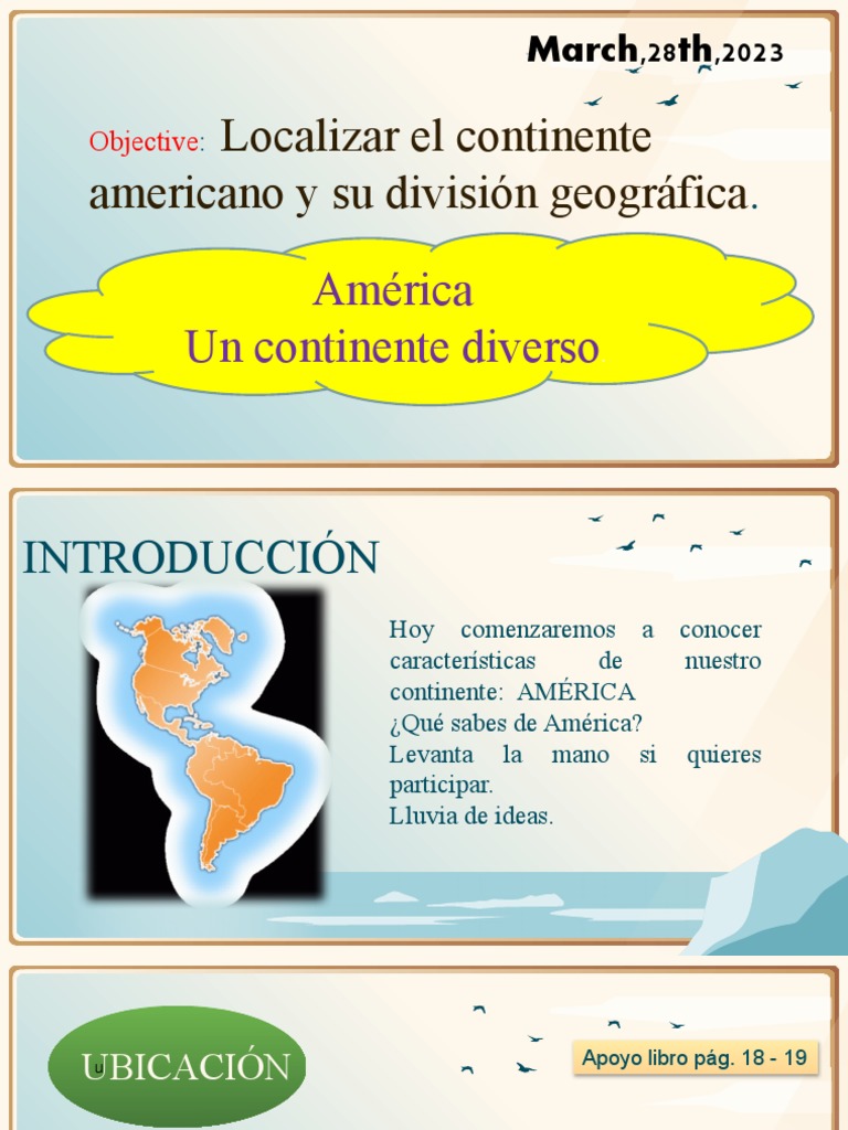 Clase n°6 continente americano | PDF