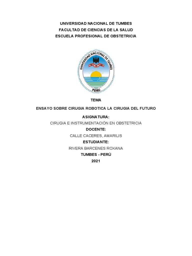 Roxana Rivera | PDF | Cirugía | Especialidades Medicas Roxana Rivera | PDF | Cirugía | Especialidades Medicas