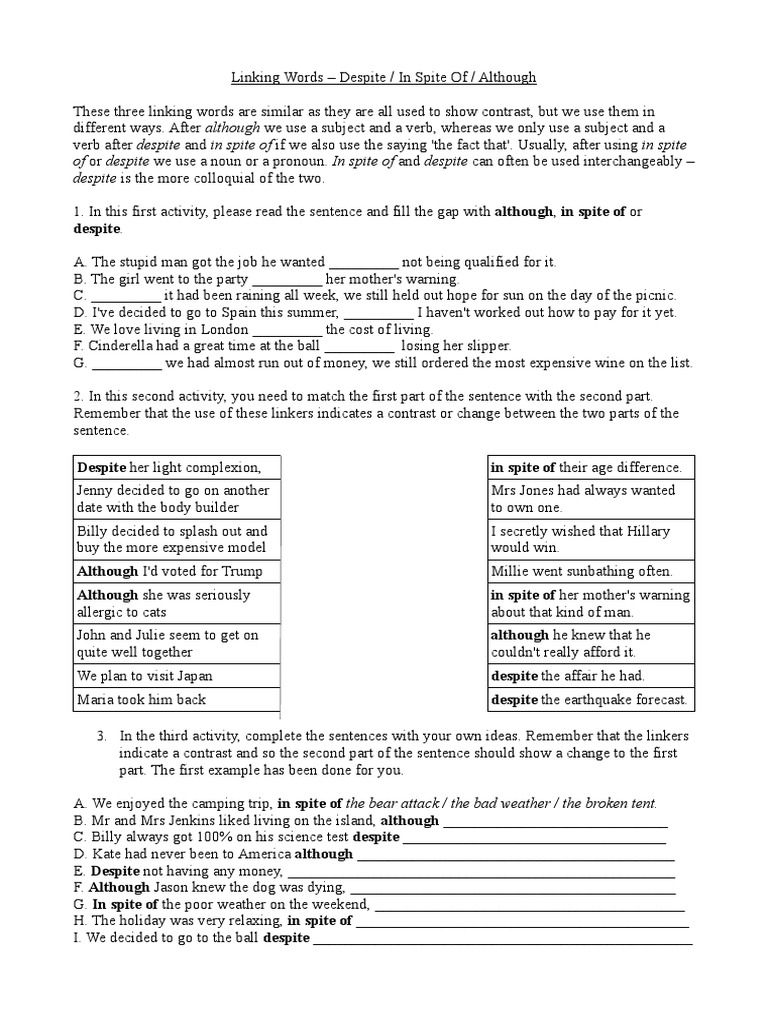 Conjunctions of Addition - 149253 | PDF | Cost Of Living | Verb