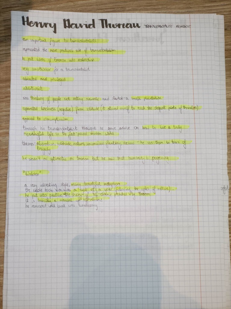 Henry David Thoreau | PDF