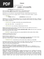 Slovesá - Tematický Test | PDF