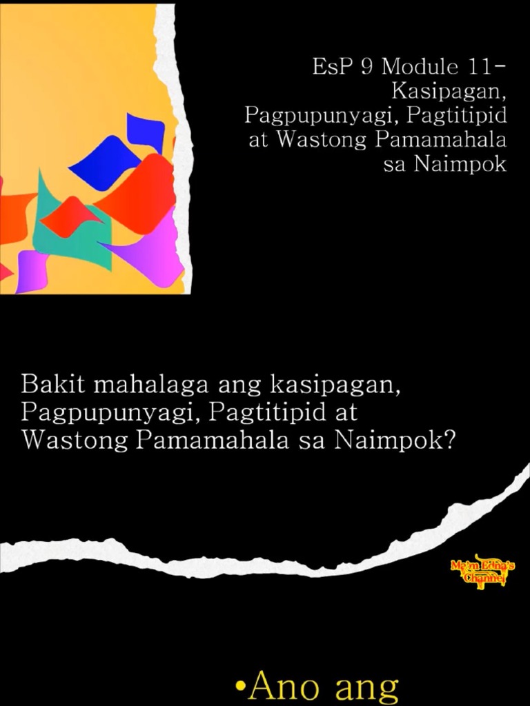 Esp 9 Module 11 | PDF