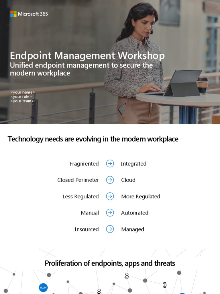 Endpoint Management Workshop: Unified Endpoint Management To Secure The Modern Workplace | PDF ...