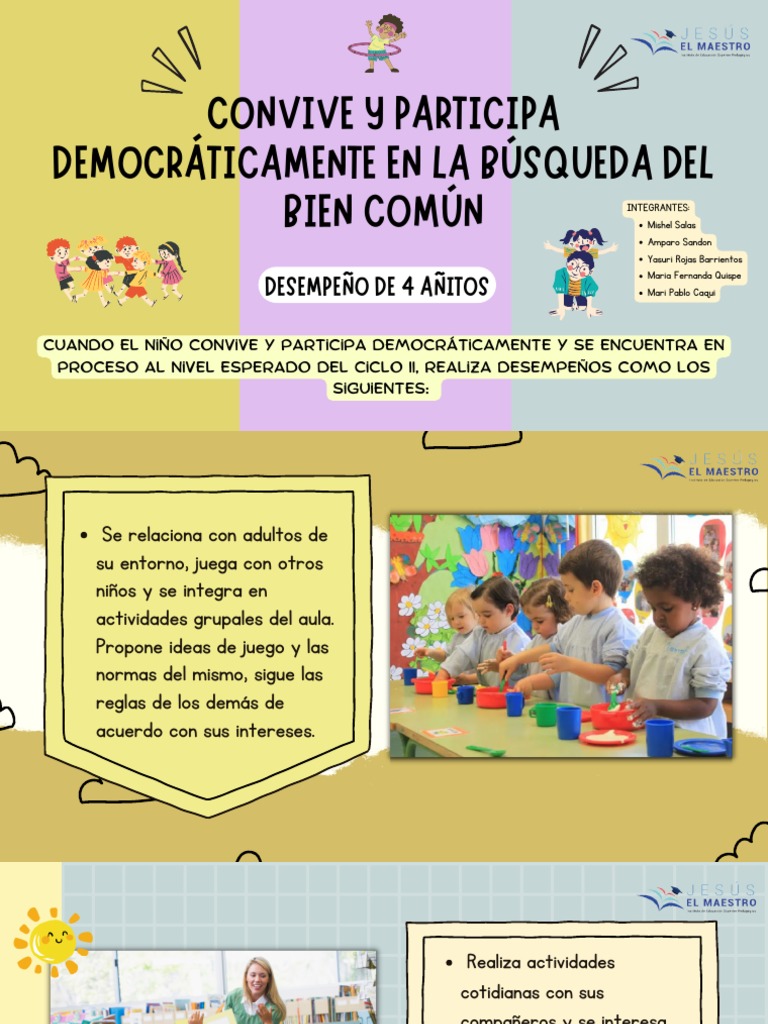 Convive Y Participa Democráticamente en La Búsqueda Del Bien Común | PDF