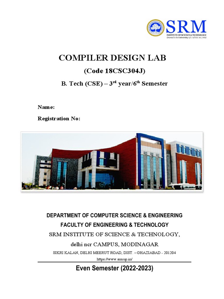 Compiler Lab | PDF | Computer Programming | Formalism (Deductive)