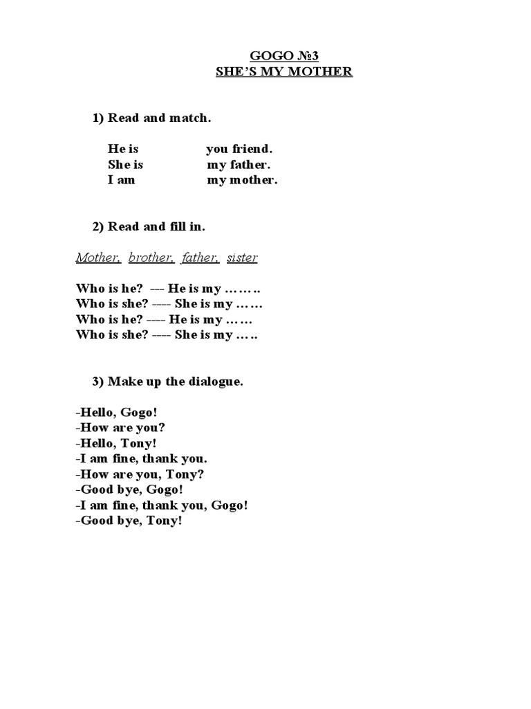 GOGO Test | PDF | Games & Activities | Language Arts & Discipline