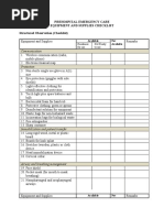 Crash Cart Checklist | PDF