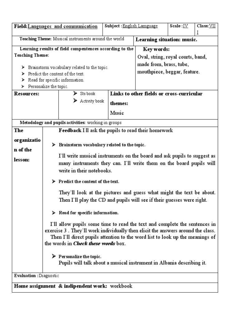82 Musical Instruments Around The World. | PDF