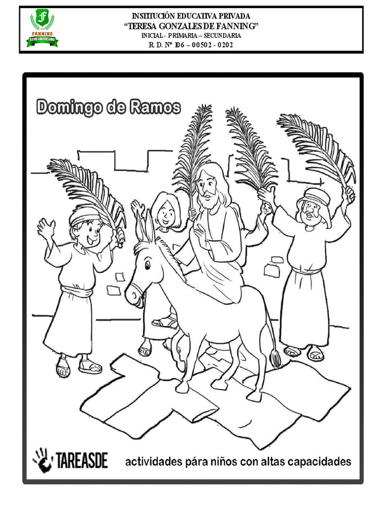 Fichas Semana Santa 3 Años | PDF