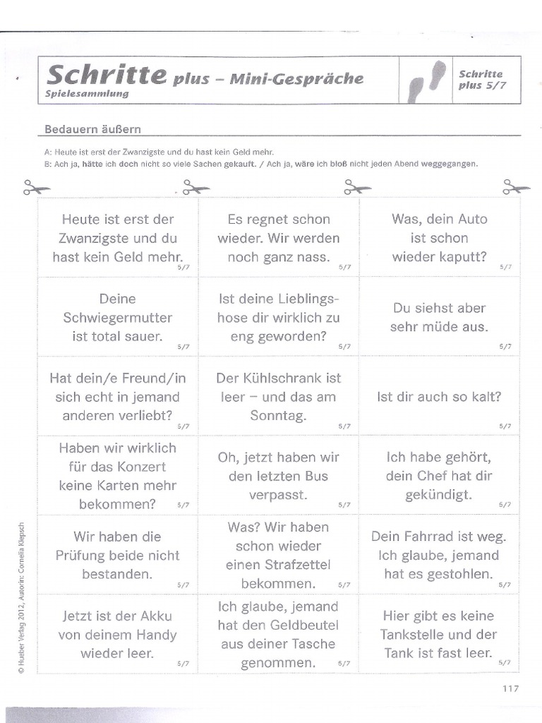 B1.2 Lek. 10 Bedauern Äußern | PDF