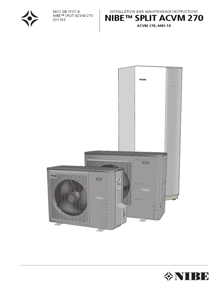 Acvm 10a-270 | PDF | Water Heating | Heat Pump