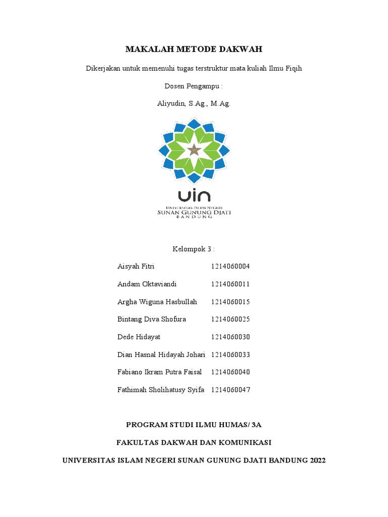 Makalah Metode Dakwah | PDF
