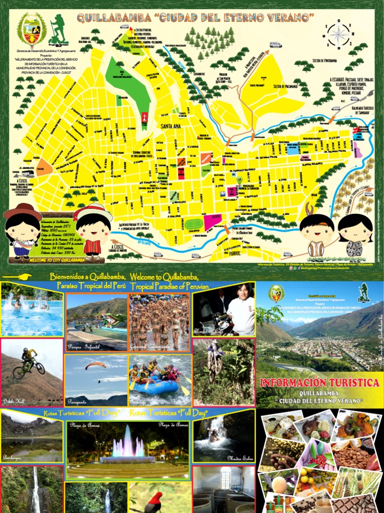 Mapa Turistico Ciudad Quillabamba MPLC | PDF