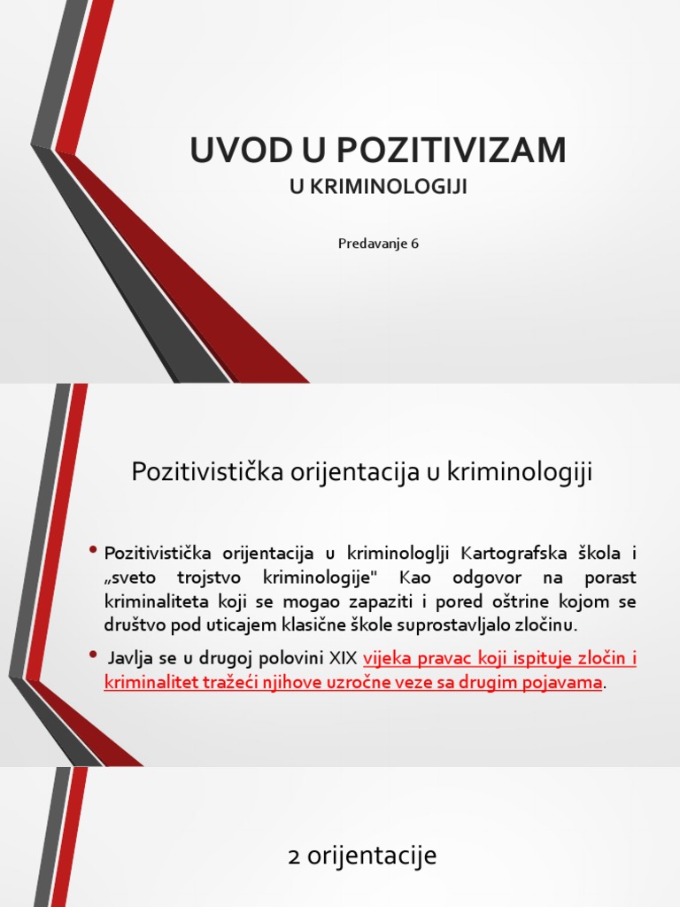 Uvod U Pozitivizam | PDF