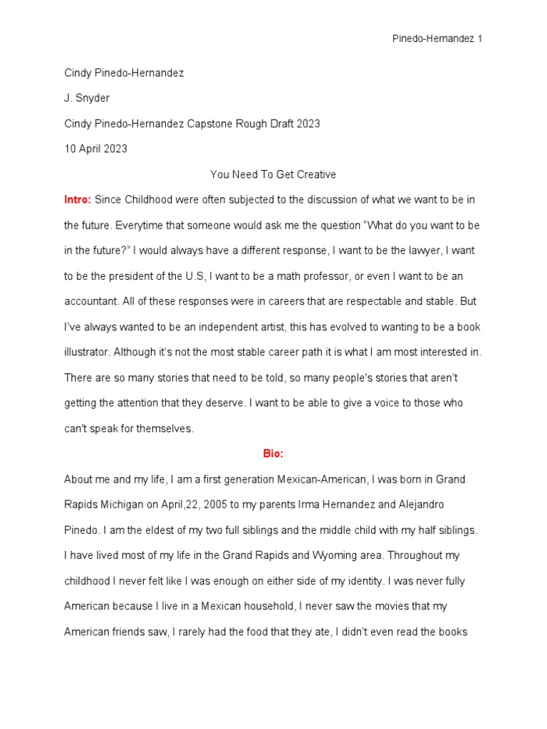 Capstone Rough Draft | PDF