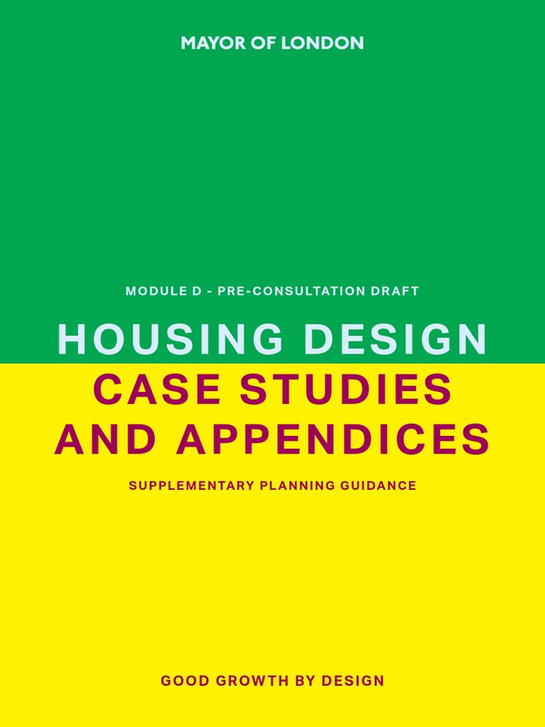 Case Studies in London Housing Design | PDF | Courtyard | Real Estate