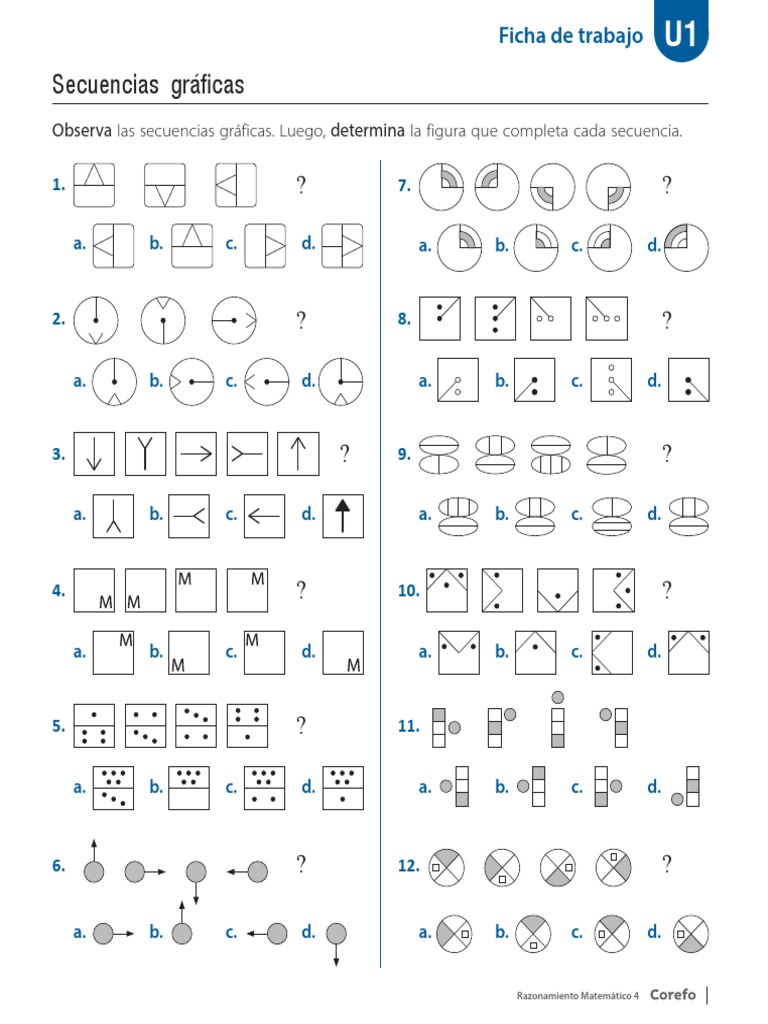 Ficha de Secuencias Gráficas para Primaria | PDF