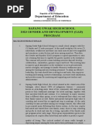 GAD Training Matrix | PDF | Gender And Development | Gender