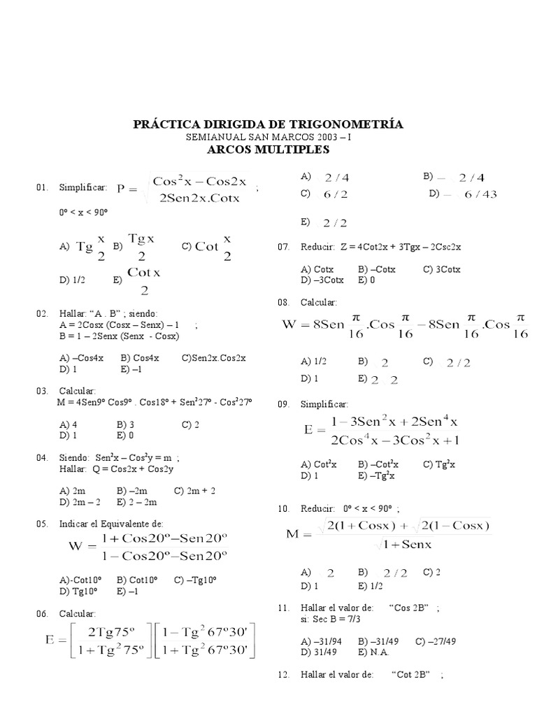 Arcos Multiples | PDF