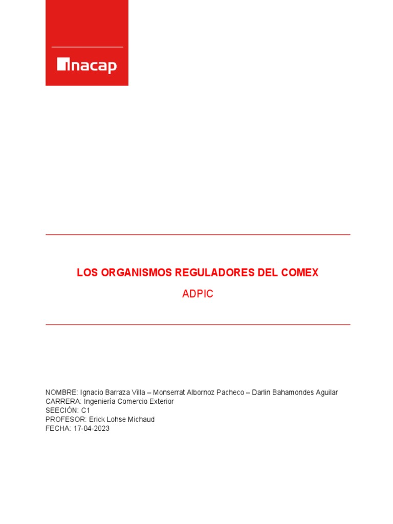 Adpic 1 | PDF | Acuerdo de viajes | Propiedad intelectual