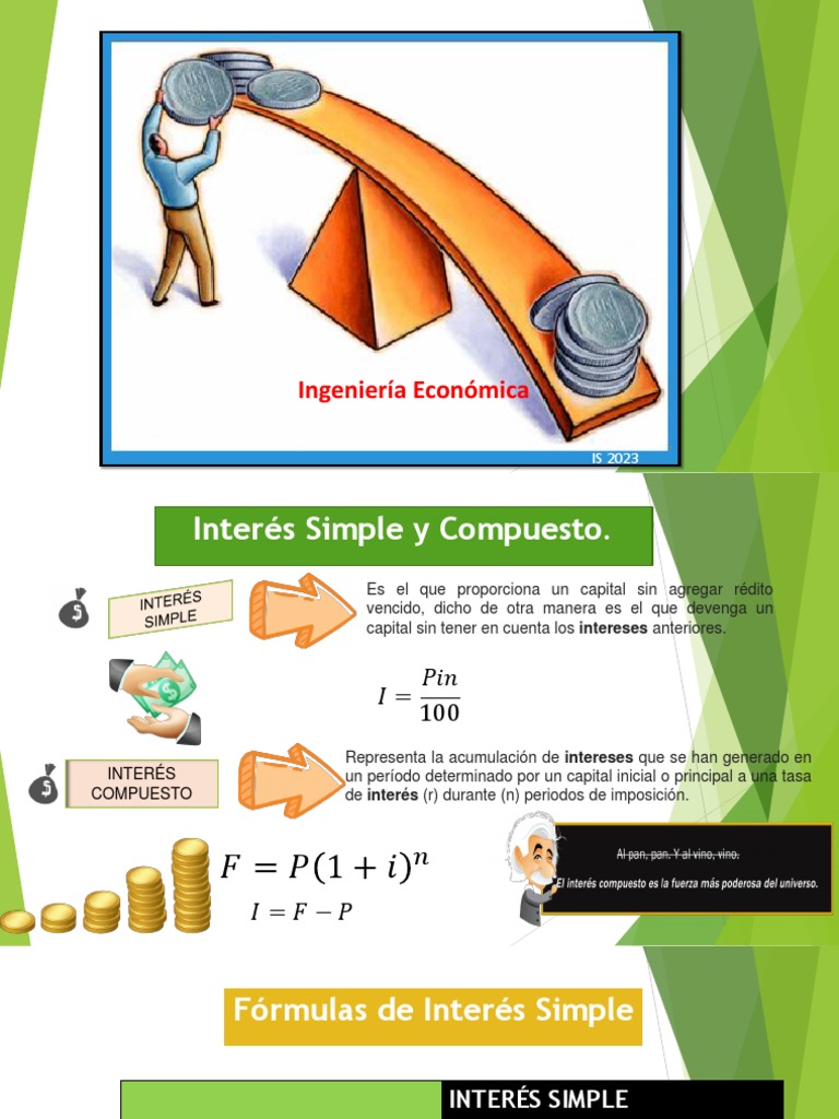 Cálculo de Interés Simple - Ingenieria Economica | PDF | Interés ...