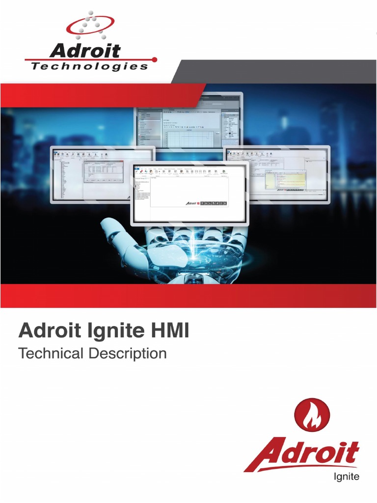ATQMS-MKTG-DOC-Adroit Ignite HMI Technical Description | PDF | Scada | User Interface