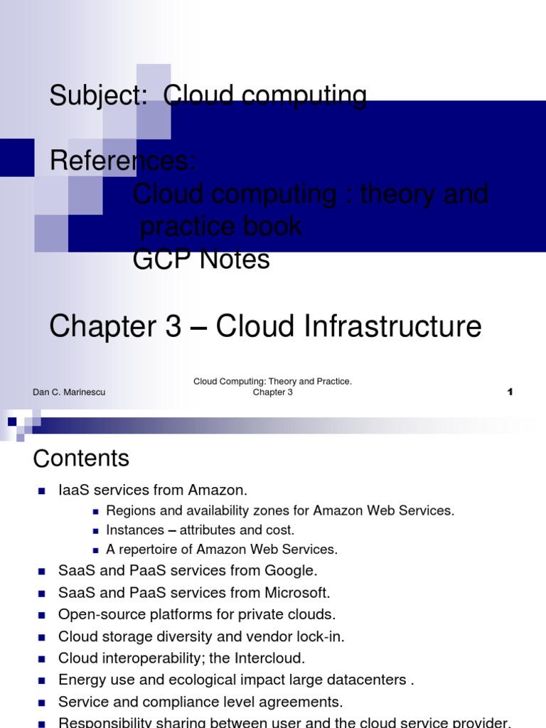 Cloud Infrastructure Services | PDF | Cloud Computing | Amazon Web Services