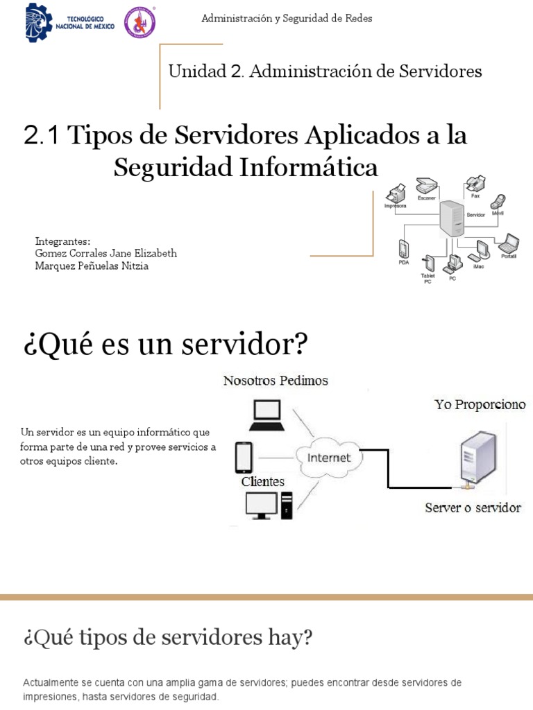 Tipos de Servidores Aplicados A La Seguridad Informatica | PDF