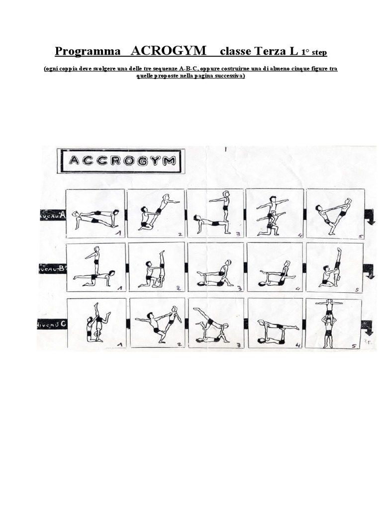 Programma ACROGYM | PDF