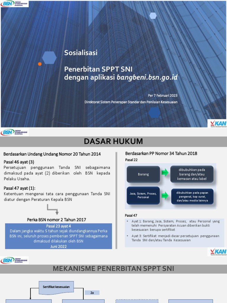 Cara SPPT SNI Bangbeni Per07feb2023 | PDF