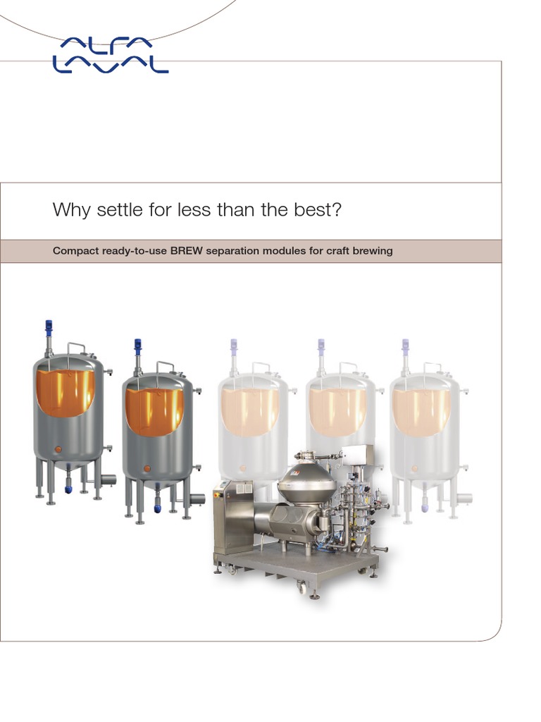 BREW Separator Selection Guide | PDF | Brewing | Brewery