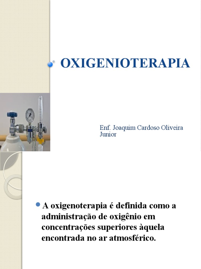 AULA 08 - Oxigenioterapia | PDF